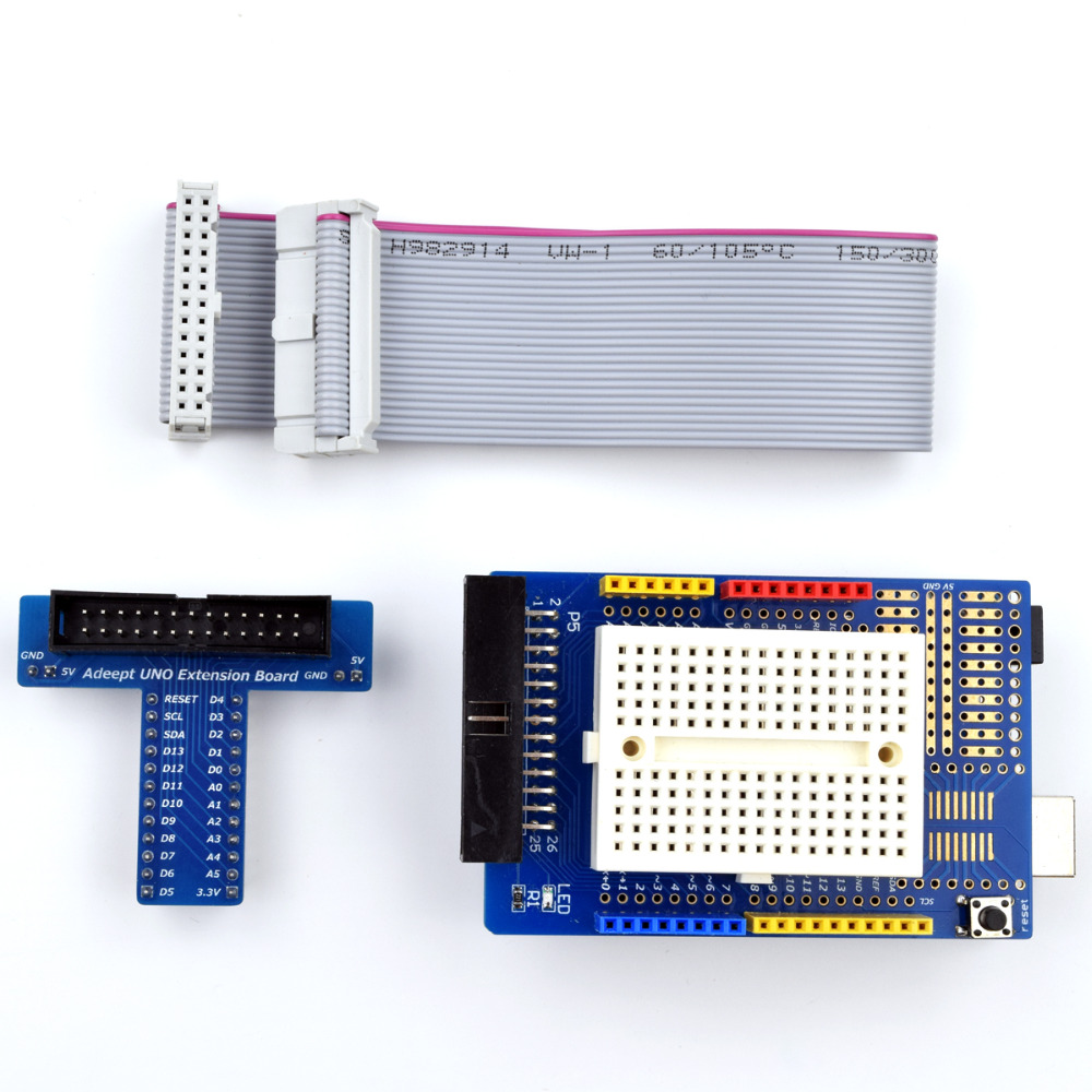 Adeept Arduino Proto Shield With T Shape Prototype Extension Board With