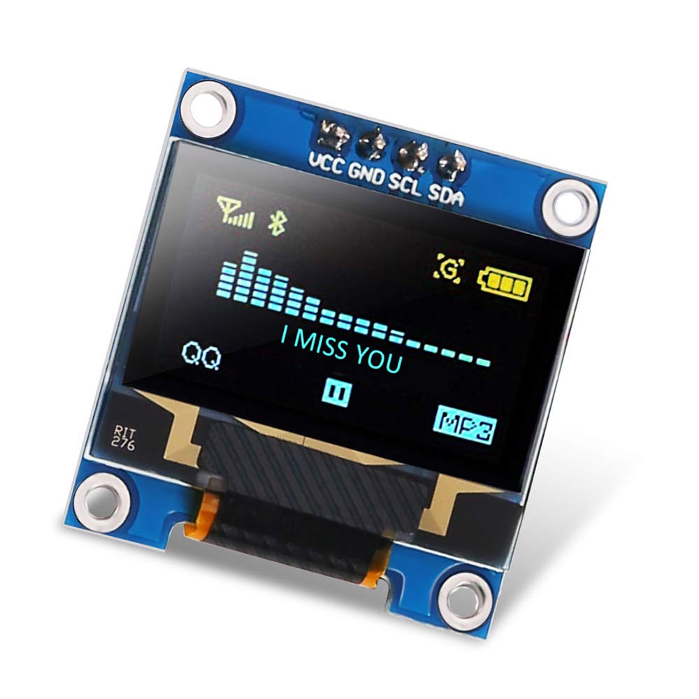 Dorhea 0 96 Inch OLED I2c Display Module IIC Serial LCD Screen 0 96
