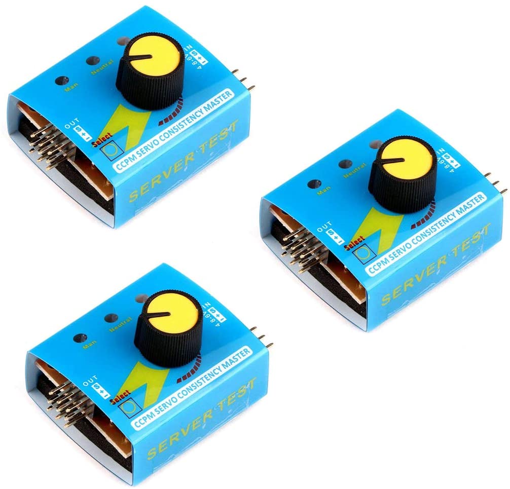 3pcs RC Servo Tester 3CH Digital Multi ECS Consistency Speed Controller ...