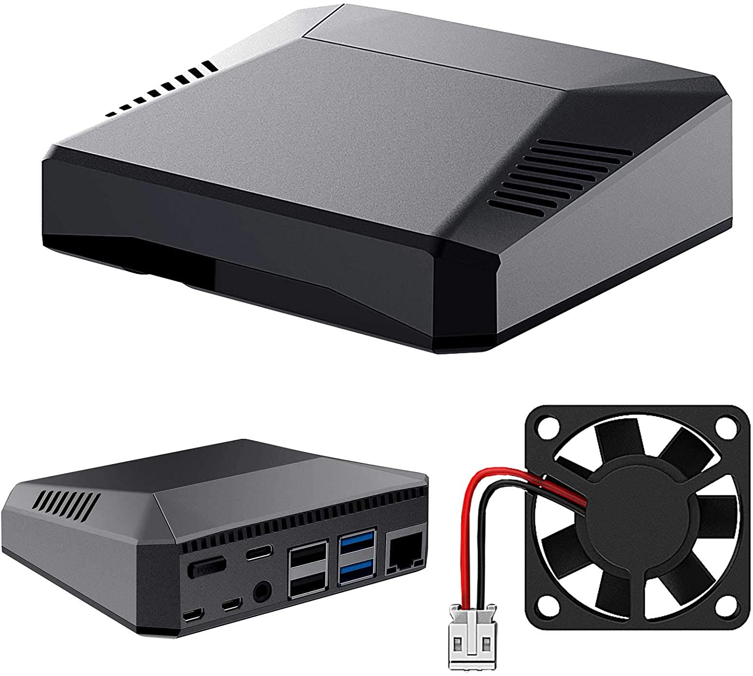 Argon ONE Raspberry Pi 4 Case with Cooling Fan and Power Button ...