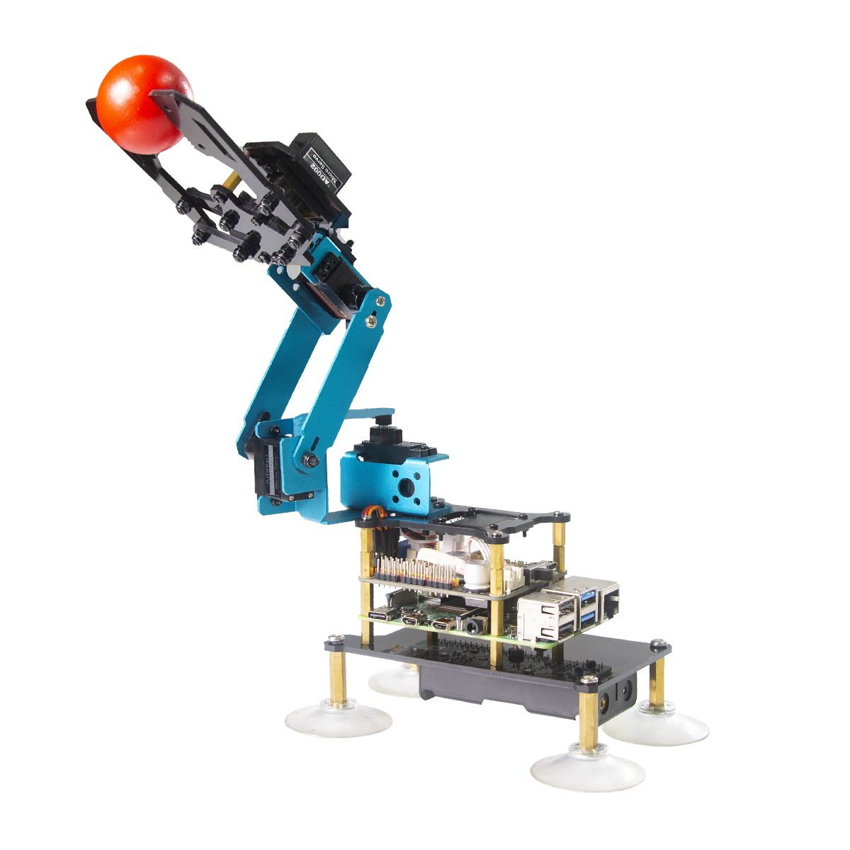 Adeept Rasparm S 4 Dof Robotic Arm Kit For Raspberry Pi 4 3b 3b Programmable Robot Diy Coding