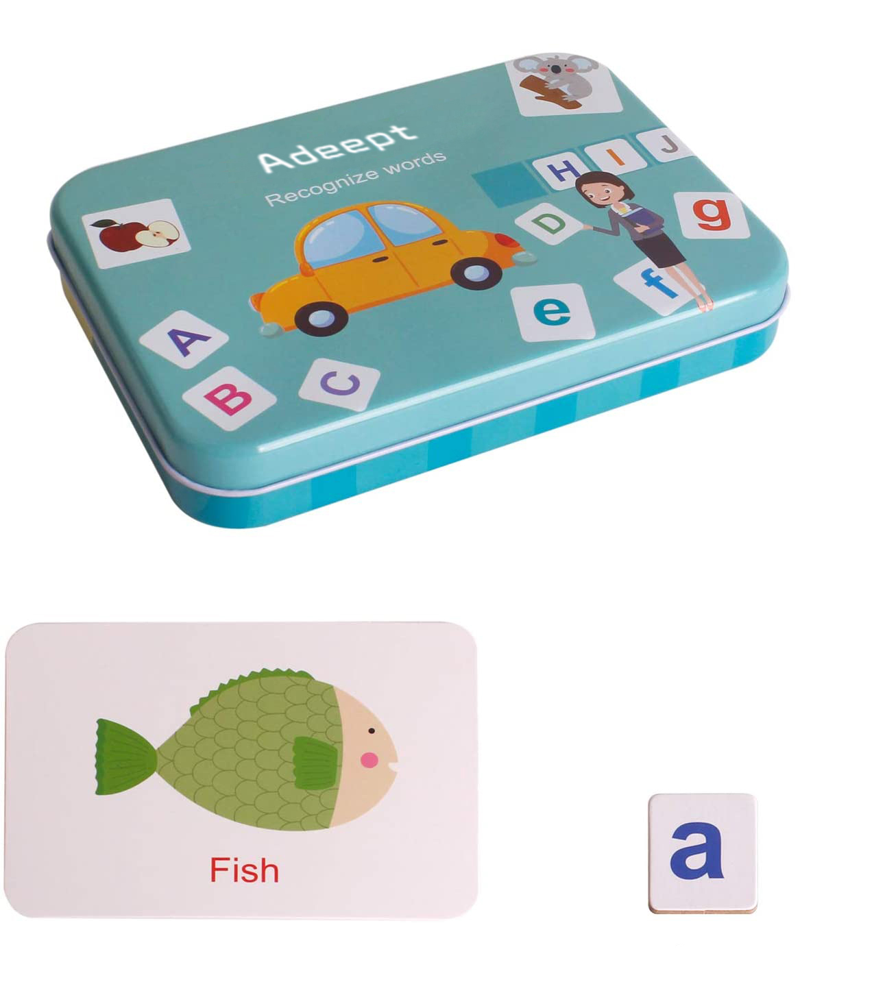 Magnetic identifying cards