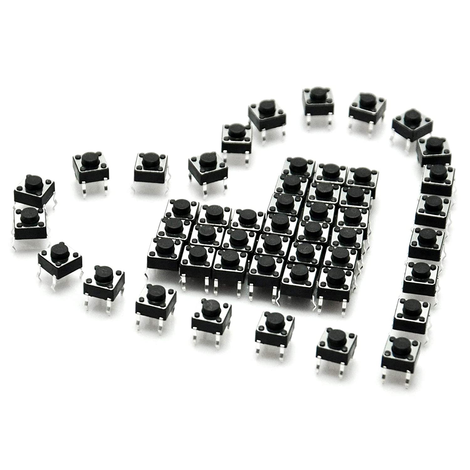 6x6x4.3mm TACT Switch Push Button for Arduino PCB