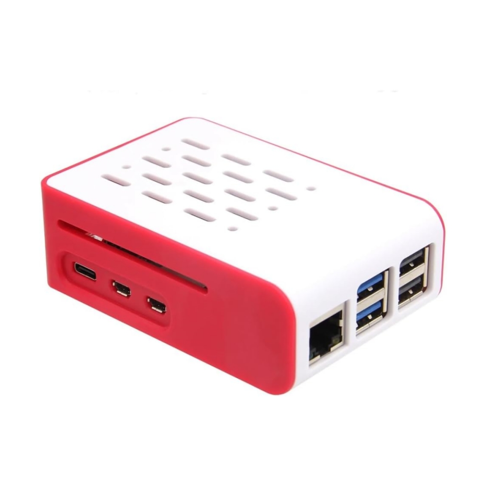 ABS Case for Raspberry Pi 5, Space for Active Cooler & X1003 PCIe to M2 ...