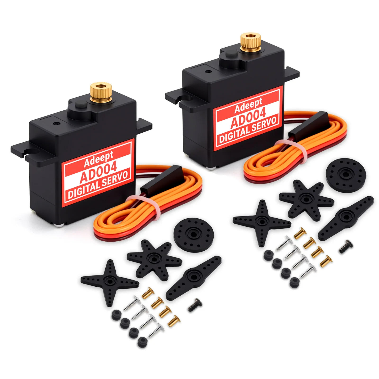 Adeept AD004 17G Micro Digital Servo Motor, 4.8kg.cm Torque, All Metal ...