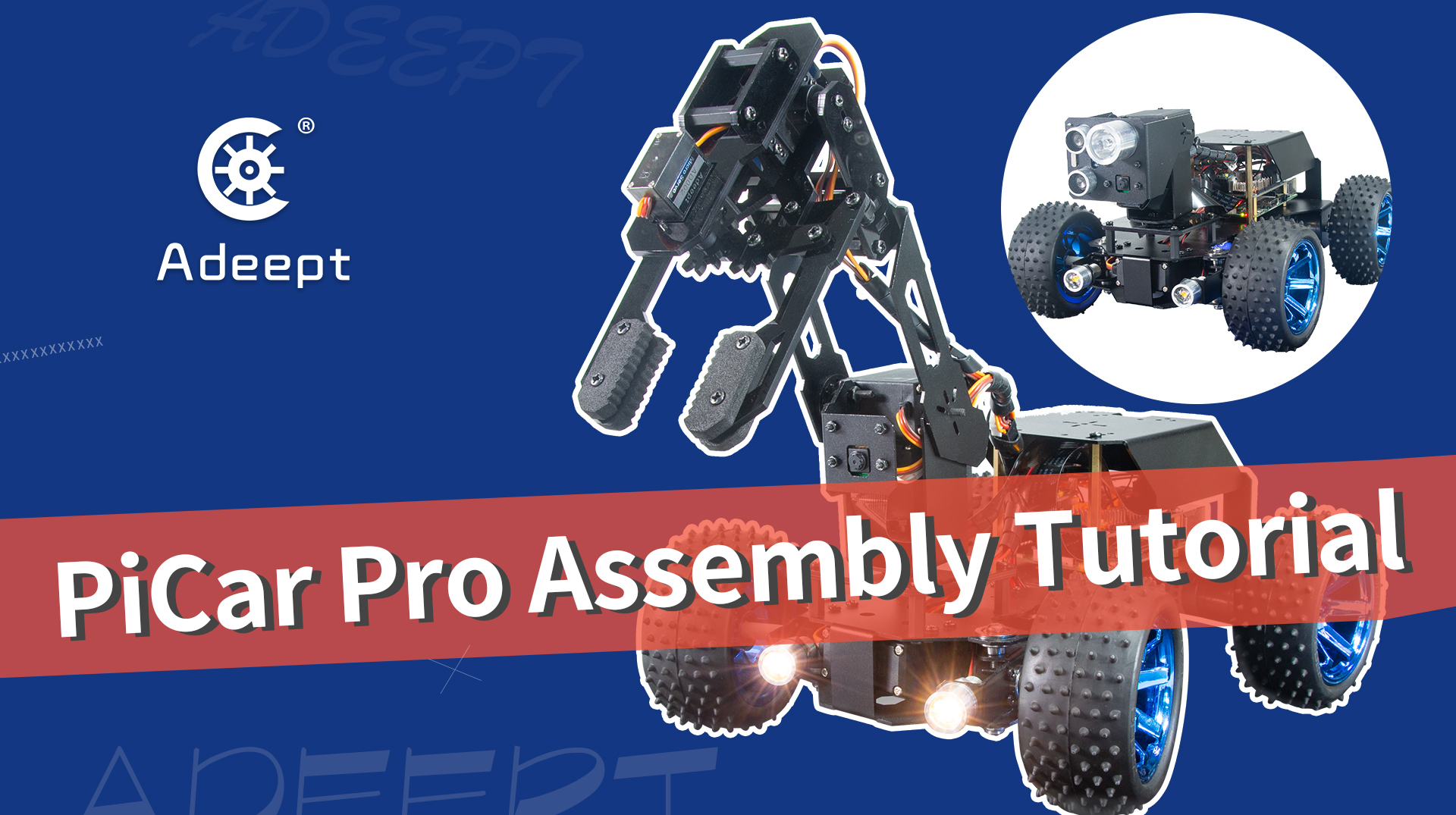 Adeept RaspTank Pro - Smart Robot Car Kit for Raspberry Pi with Robotic ...