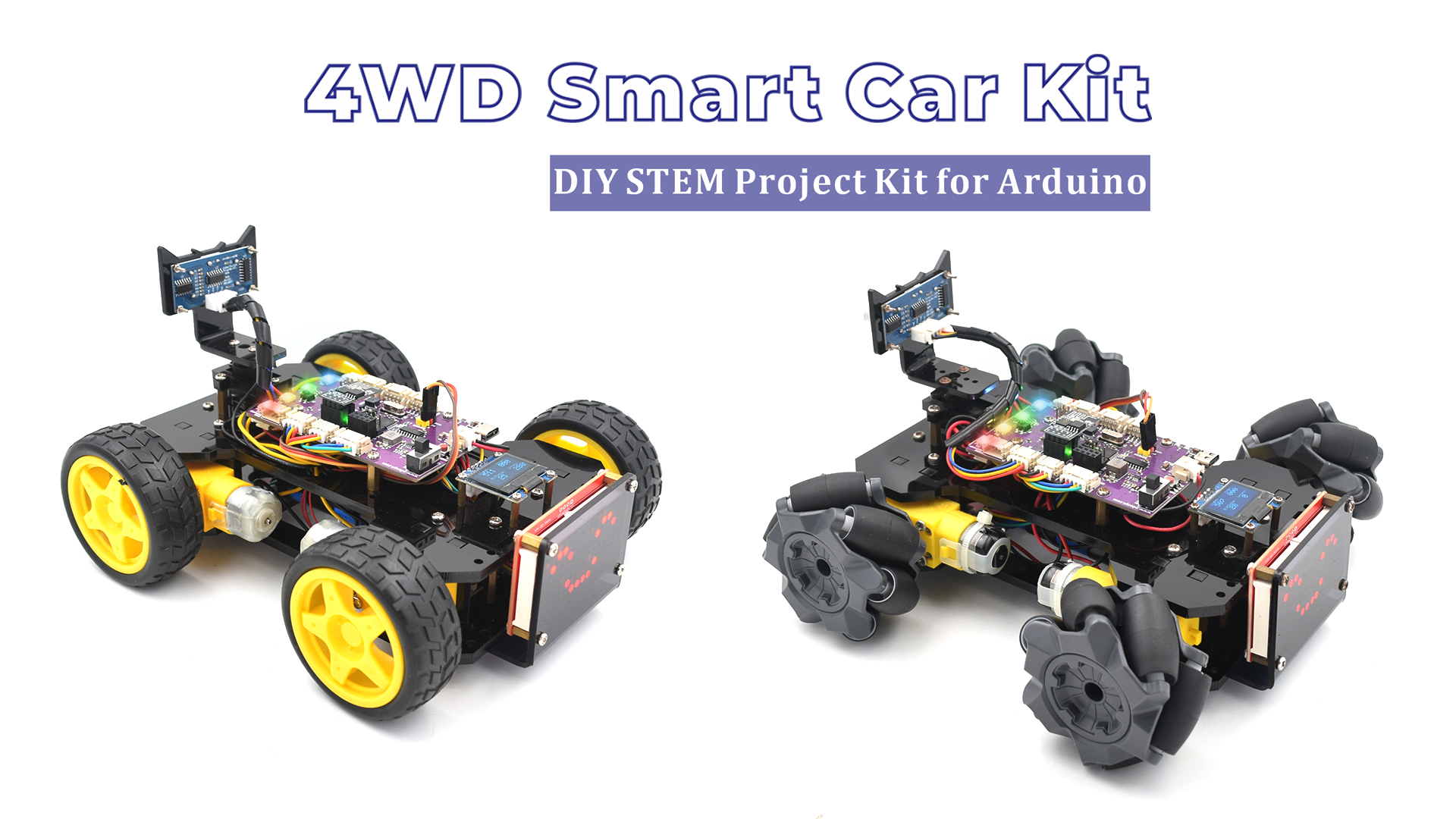 Adeept PiCar Pro - V2.0, AI Smart Robot Car Kit with 4-DOF Robotic Arm ...